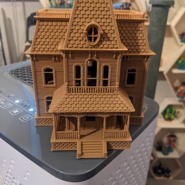 Miniature Victorian Collection #40 - Opening Brown Psycho Bates Motel ...
