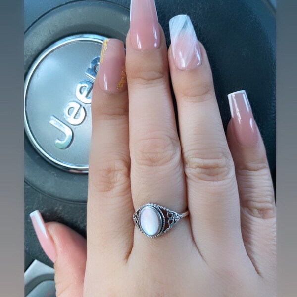 Charmed Beauty Luxury Nails Natural Nails Outline Nails Marble Nails ...