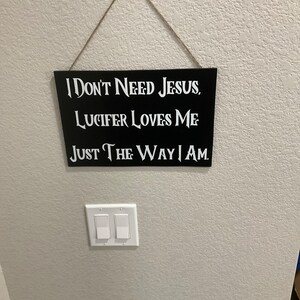 Id Rot in Hell With You Coffin Decor Wall Decor Black Decor Gothic Home ...