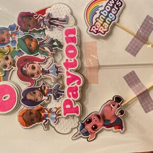 3D handmade Bestie Cake Topper and 2 Mini Topper / Cupcake - Etsy Australia