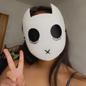 Oni Kitsune Mask Resin Japanese Fox Classic Masks Made to - Etsy