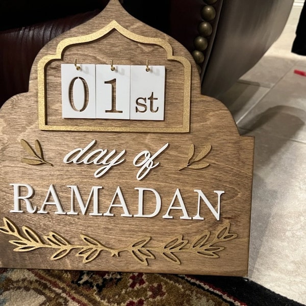 Ramadan Wood Calendar - Etsy