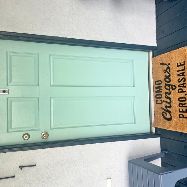 Como Chingas Door Mat - Etsy