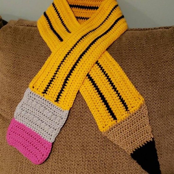 Pencil Scarf Crochet Pattern - Etsy