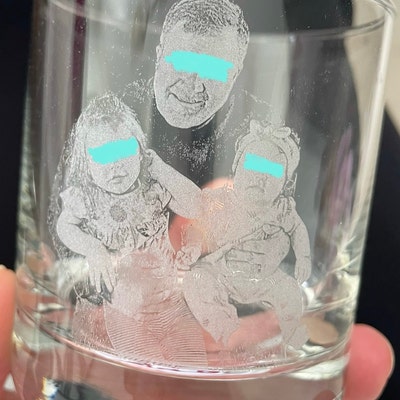 Father's Day Gift From Daughter Glass Fathers Day Gift, Dad Gift, Papa ...
