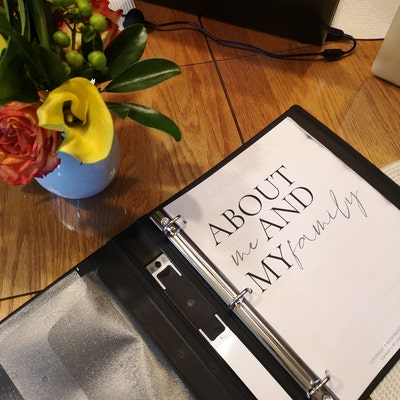 Emergency Printable Organizer Binder, End of Life Legacy Planner ...