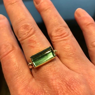 Watermelon Tourmaline, Peridot, Iolite Earrings - Etsy