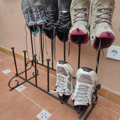 4-6 Pairs Garden Storage BOOT RACK Dryer Organiser Stand Welly ...