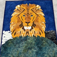 Patchwork Lion Pattern , Lion Quilt Pattern ,quilt Pattern Pdf , Quilt ...