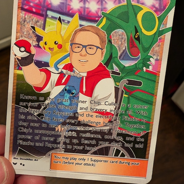 Custom Pokemon Portrait, You as a Pokemon Trainer, the Perfect Gift - Etsy