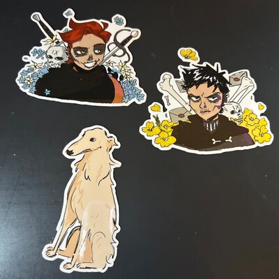 Gideon the Ninth 3x3 Six Sticker Bundle - Etsy