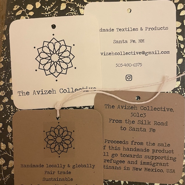 Square Personalized Tags - Large Custom Tags 2.5" . Product Packaging ...