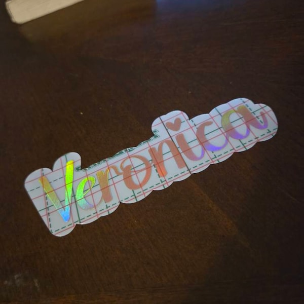 Layered Vinyl Sticker, Name Decal for Tumblers, Name Stickers for ...