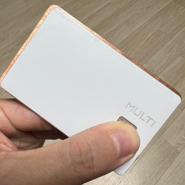 Custom Copper Wallet Insert Metal Wallet Card copper Wallet Insert ...