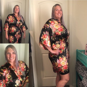 Plus Size 2XL 3XL 4XL Bride Bridal Bridesmaid Robes - Etsy