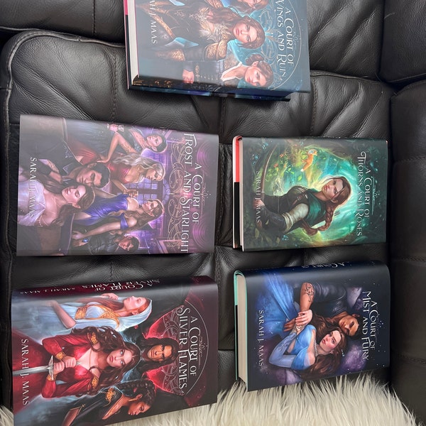 A Court of Thorns and Roses Complete Jackets Set Sarah J Maas, acotar ...