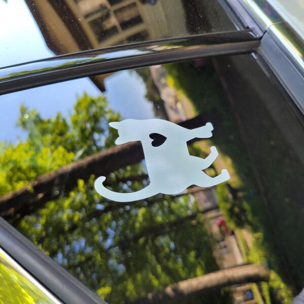 Cat Vinyl Decal Sticker Cat Love Sticker for Hydro Flask, Kitty Decal ...