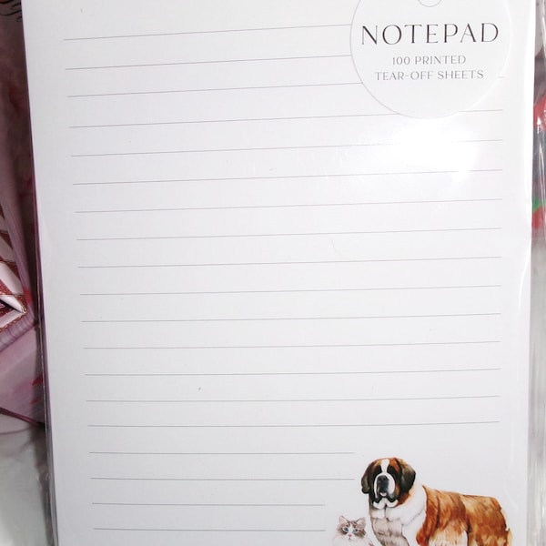 Personalized Dog Notepad With Name | Choose Your Dog Breed | Custom ...