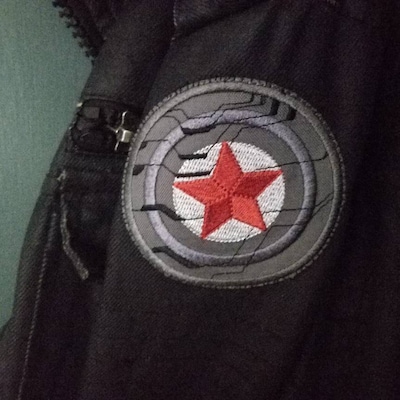 Winter Solider, Bucky Barnes, Arm Emblem Iron-on Embroidered Patch ...
