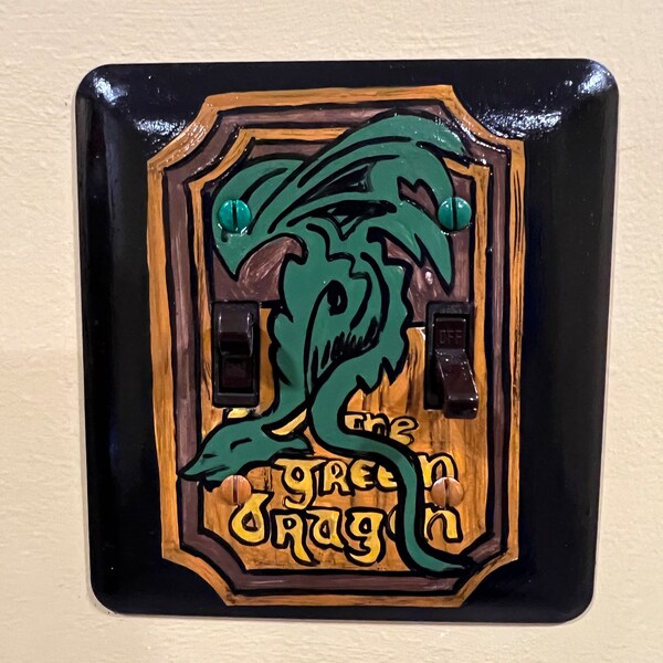 Rainbow Drip Switch Plate, Paint Drip Switch Plate, Metal Art Room ...