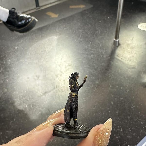 Human Male Wizard Miniature for D&D TTRPG 32mm Miniature Spellcaster ...