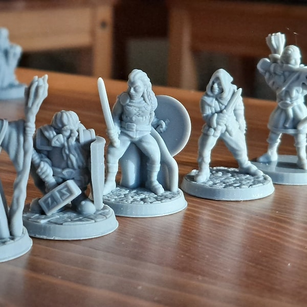 Adventuring Party 1 | 28mm (D&D) Miniatures | Hero Group | Tabletop RPG ...