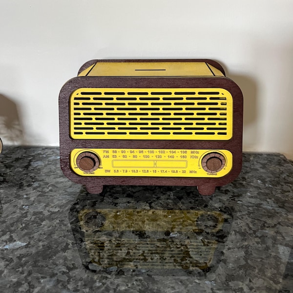 Radio Money Box Laser Cut Files, Laser Cutting Files - Etsy