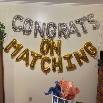 Congrats on Matching Banner Match Day Sign Med School Match Day ...