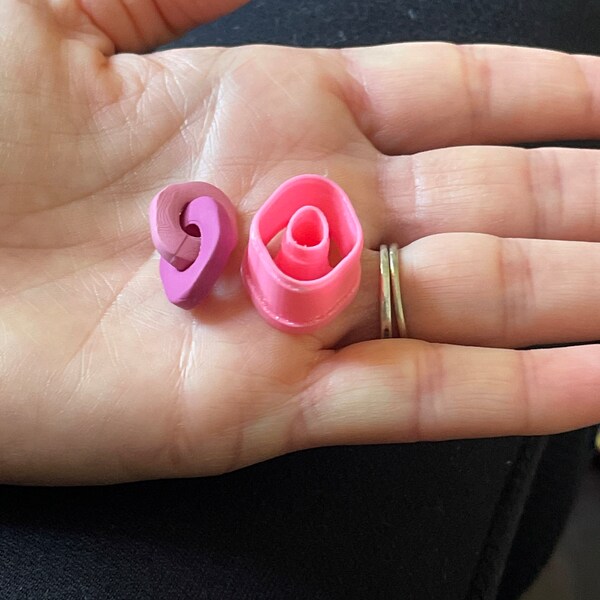 Organic Profound Egg Shaped Donut Cutter for Polymer Clay, Jewelry ...