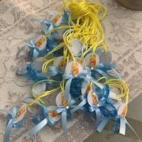 Stitch and Angel Gender Reveal Baby Shower Pacifiers Guest Favor ...