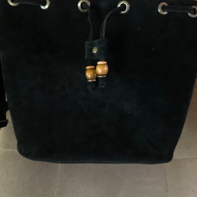 Crossbody Bucket Bag Suede Bucket Bag Brown Leather Tote - Etsy