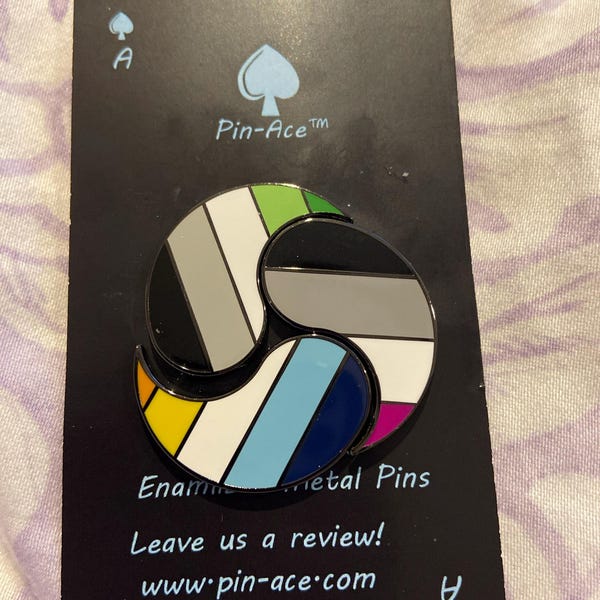 Customizable Pride Pin Set UPDATED LGBT Gay Bi Lesbian Trans Ace ...