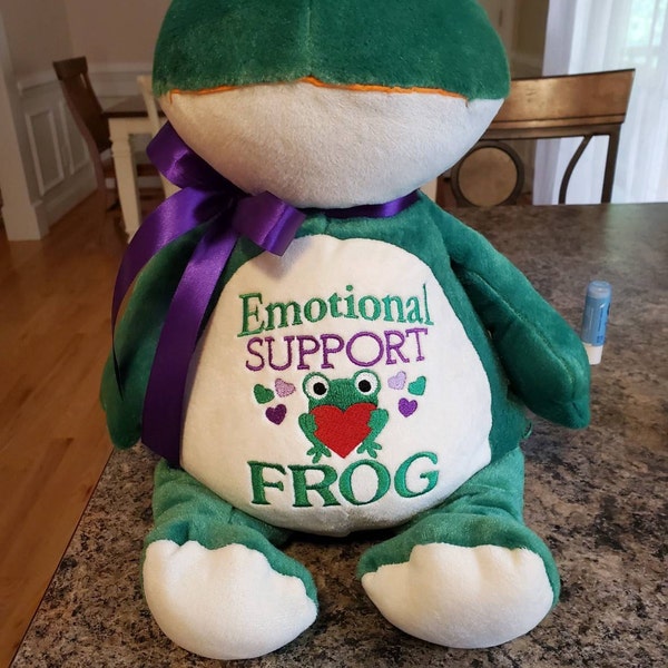 Personalized Stuffed Frog, Personalized Baby Gift,birth Announcement ...