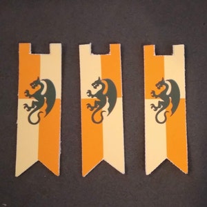 Lego Castle Fabric Flags, Various Styles and Factions. Minifigure Scale ...