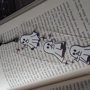 Rude Ghost Bookmarks Cute Bookmarks Spooky Acrylic Bookmark - Etsy