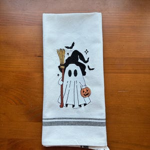 Ghost Witch Embroidery Design, Halloween Witch Pattern, Spooky Ghost, 4 ...