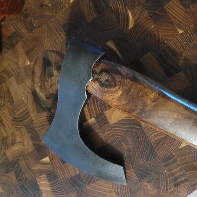 Mini Handmade Hatchet Axe and Sheath, Cool Mens Gift, Great Groomsman ...