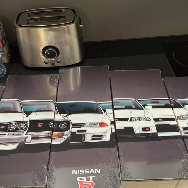 Nissan Skyline Evolution Car Canvas 5 Piece Five Panel Print Modern ...