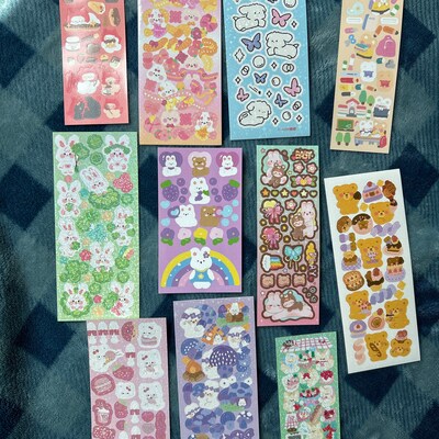 Huge Deco Polco Stickers Sheets Pack Cute Korean Stickers Set Aesthetic ...