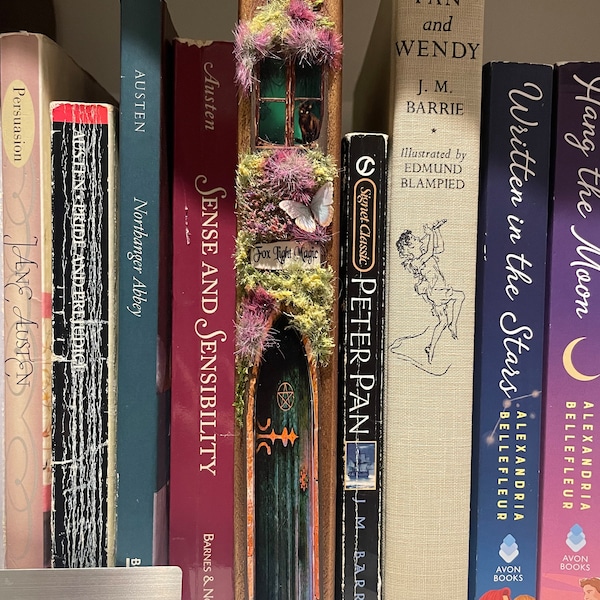 Custom Single Book Bookshelf Insert Samples/one Antiqued and Distressed ...