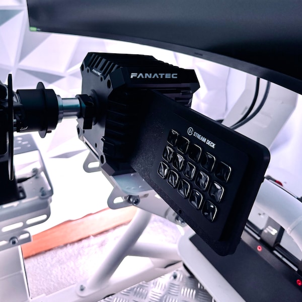 Extended Streamdeck Mount for FANATEC DD CSL - Cable Management - Etsy UK