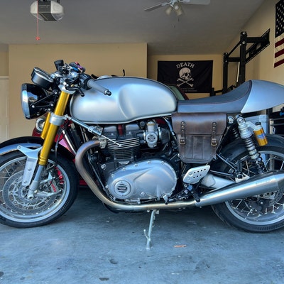 Bmw R45 R65 R80 R100 Leather Tank Bags Cafe Racer Special Scrambler - Etsy