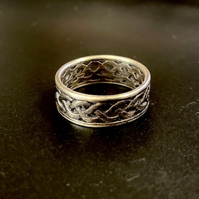 Celtic Ring, Sterling Silver Celtic Ring, Celtic Ring for Men, Celtic ...