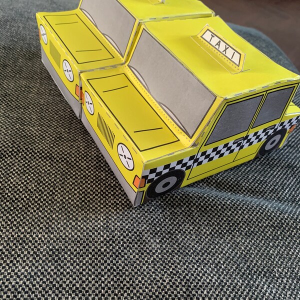 Plucky Police Car Gift Box Printable Favor/treat Box - Etsy