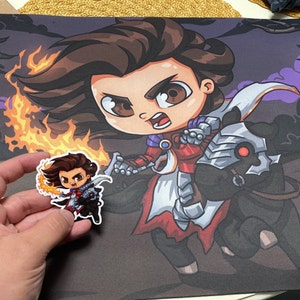 Karlach Fury of Avernus Sticker Inspired by Magic the - Etsy