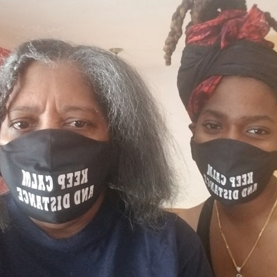 Black 3 Layer Vinyl Printed Face Mask/reusable Mask Cotton/ Face Mask ...