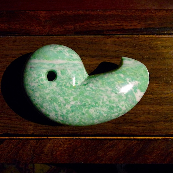 Large Magatama Aventurine, Tokonoma Display Accessory, Extra Large ...