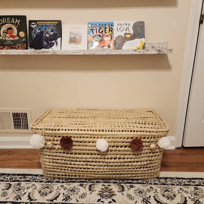 PERSONALIZED Wicker Storage Chest, Toy Trunk, Wicker Toy Chest, Rattan ...