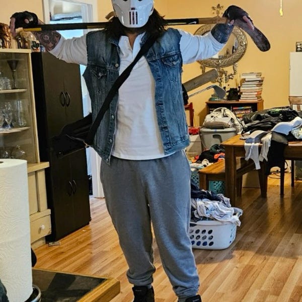 Ghostface Mask Brandon J Cosplay Adjustable Strap Collectible Terror ...