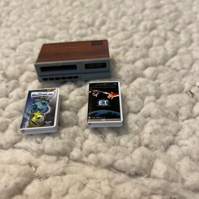 Mini 1:12 VHS K-Z Titles Tapes Choose the Movie Retro 80's Movies in ...